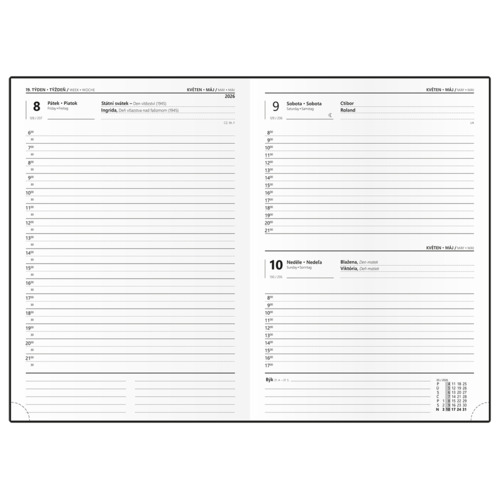 PAPE kancelářské potřeby,s.r.o. - Detail produktu 1332042 - Denní diář - David Vivella - BDD6-3 ...